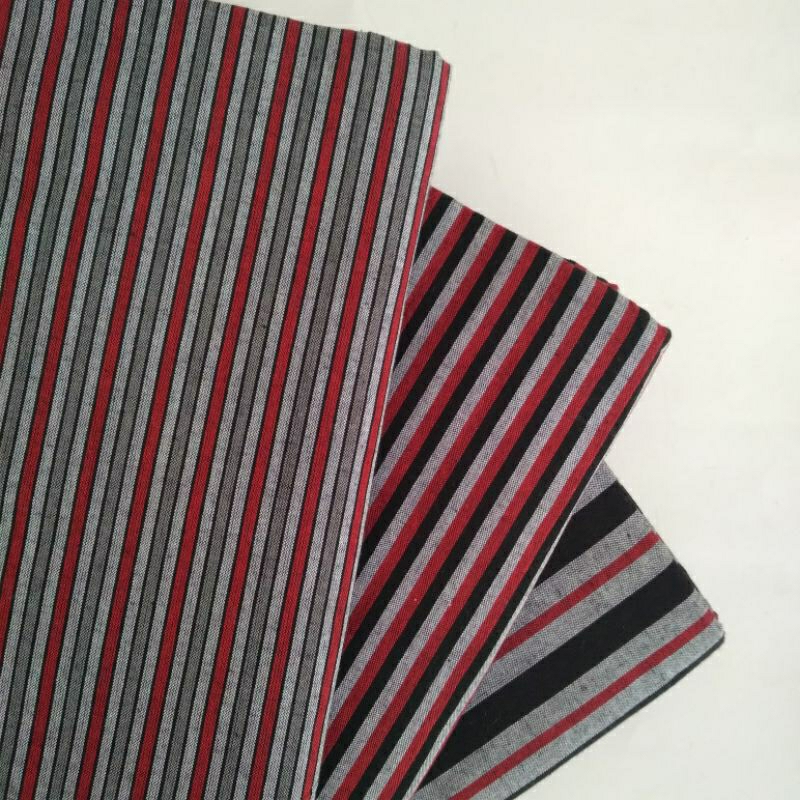 Jual Kain Lurik Tenun Merah Maroon Hitam Abu / Batik Lurik Merah Maroon ...