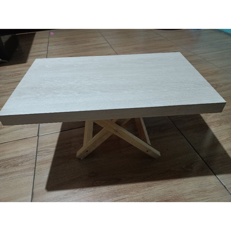 Jual MEJA BELAJAR ANAK CREAM POLOS TRIPLEK KAYU MODERN | Shopee Indonesia