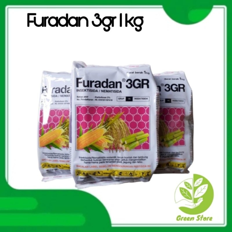 Jual Insektisida Nematisida FURADAN 3GR 1Kg - 1kg | Shopee Indonesia