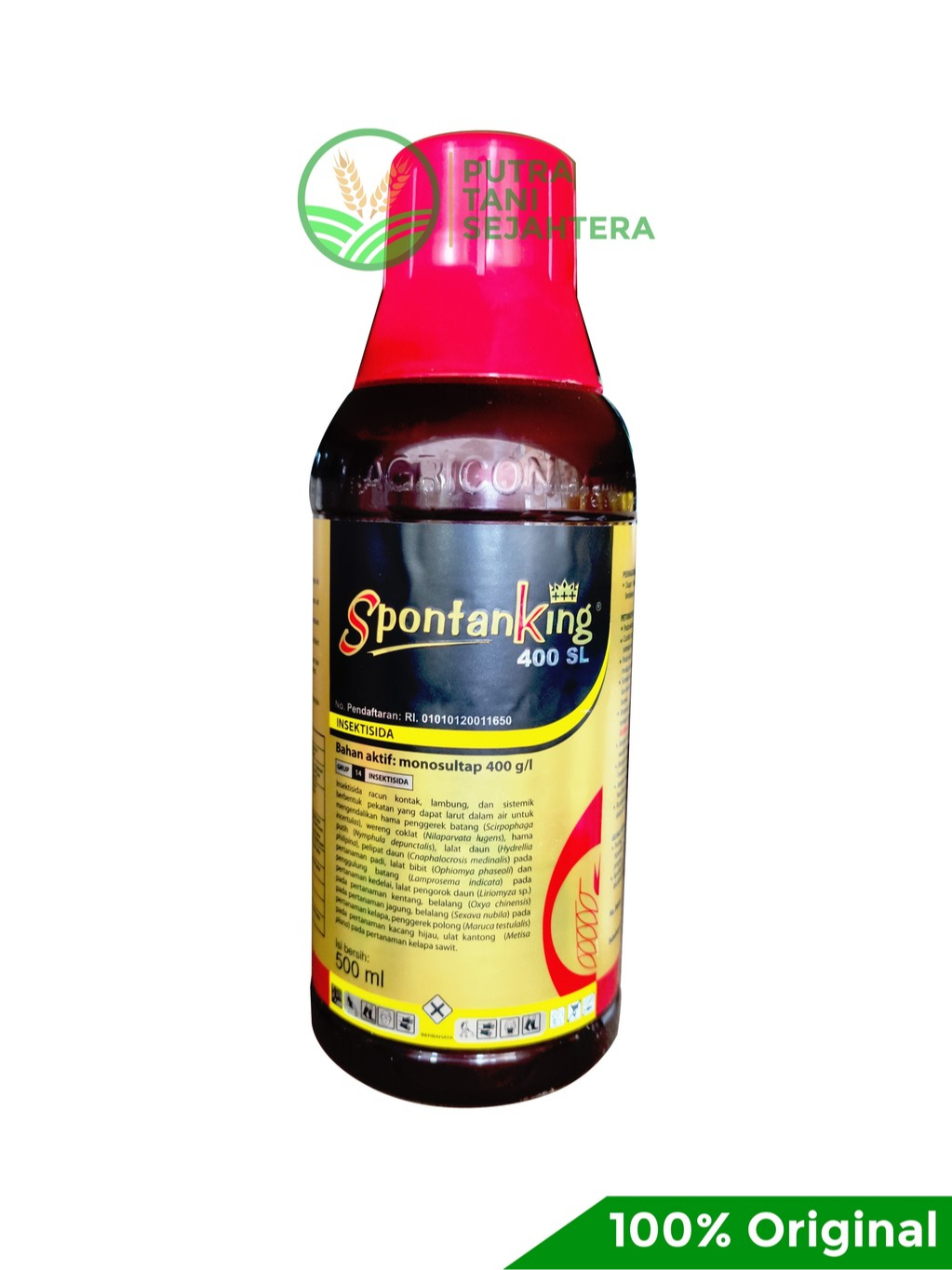 Jual Insektisida SPONTAN KING 400SL 500ml Pengendali Wereng Ulat ...