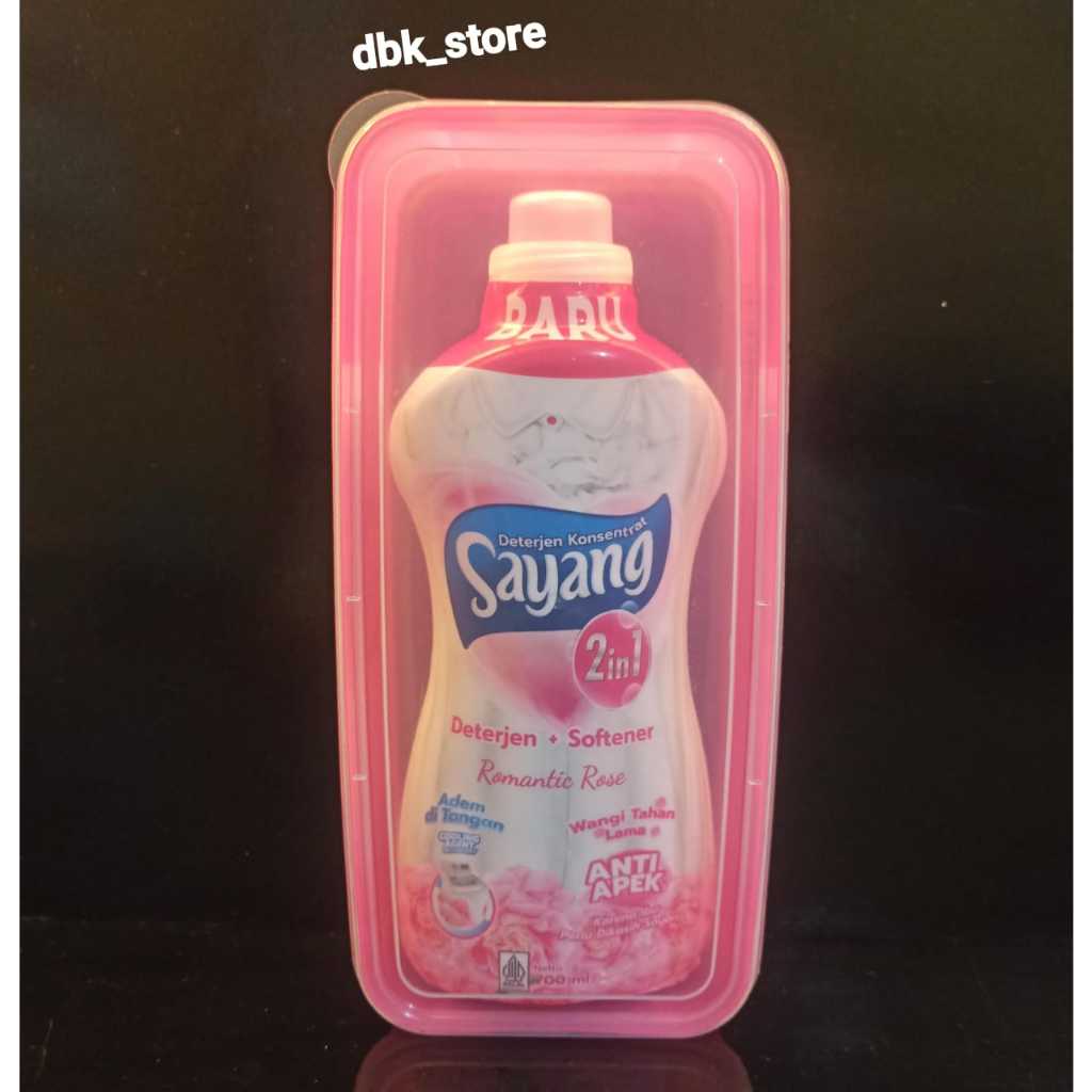 Jual Sayang detergen cair plus softener 2in1 700ml (Gratis box ...