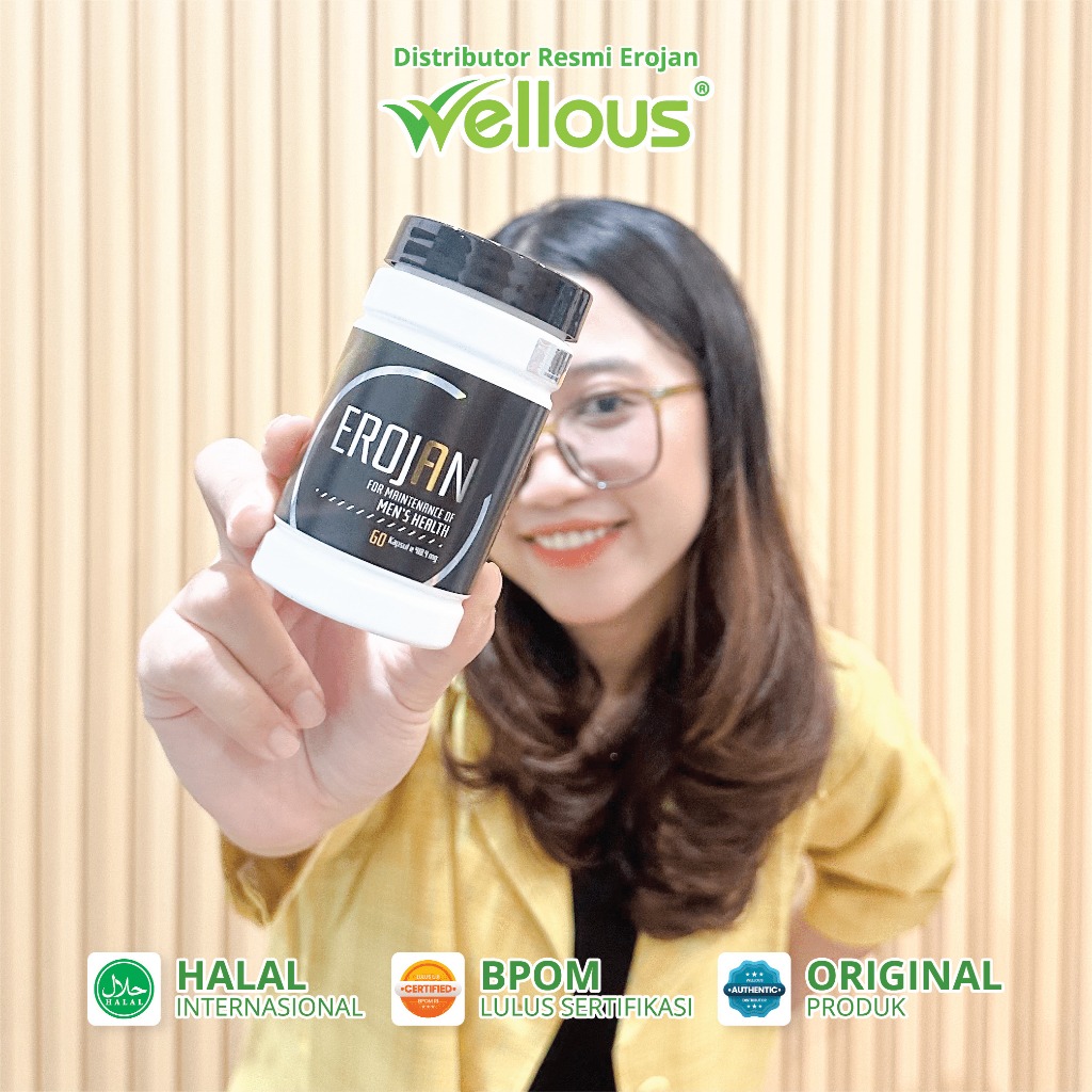 Jual Erojan Multivitamin Pria Distributor Resmi ID1233 Halal BPOM 100% ...