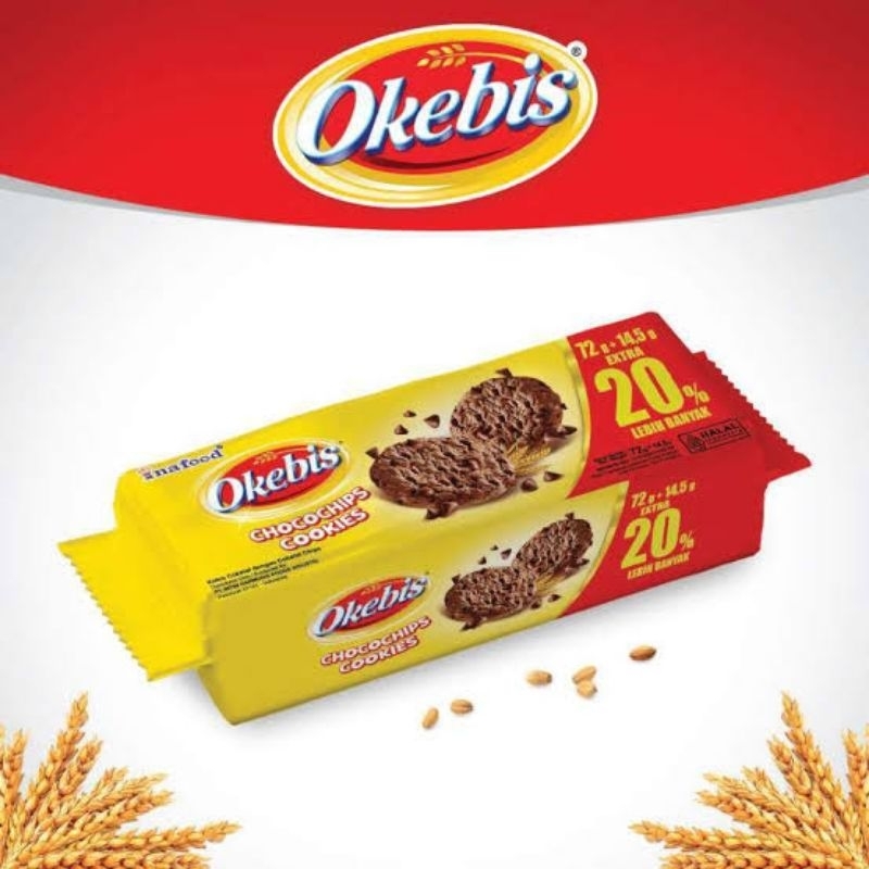 Jual INAFOOD OKEBIS CHOCOCHIPS COOKIES NETTO 75 GR | Shopee Indonesia