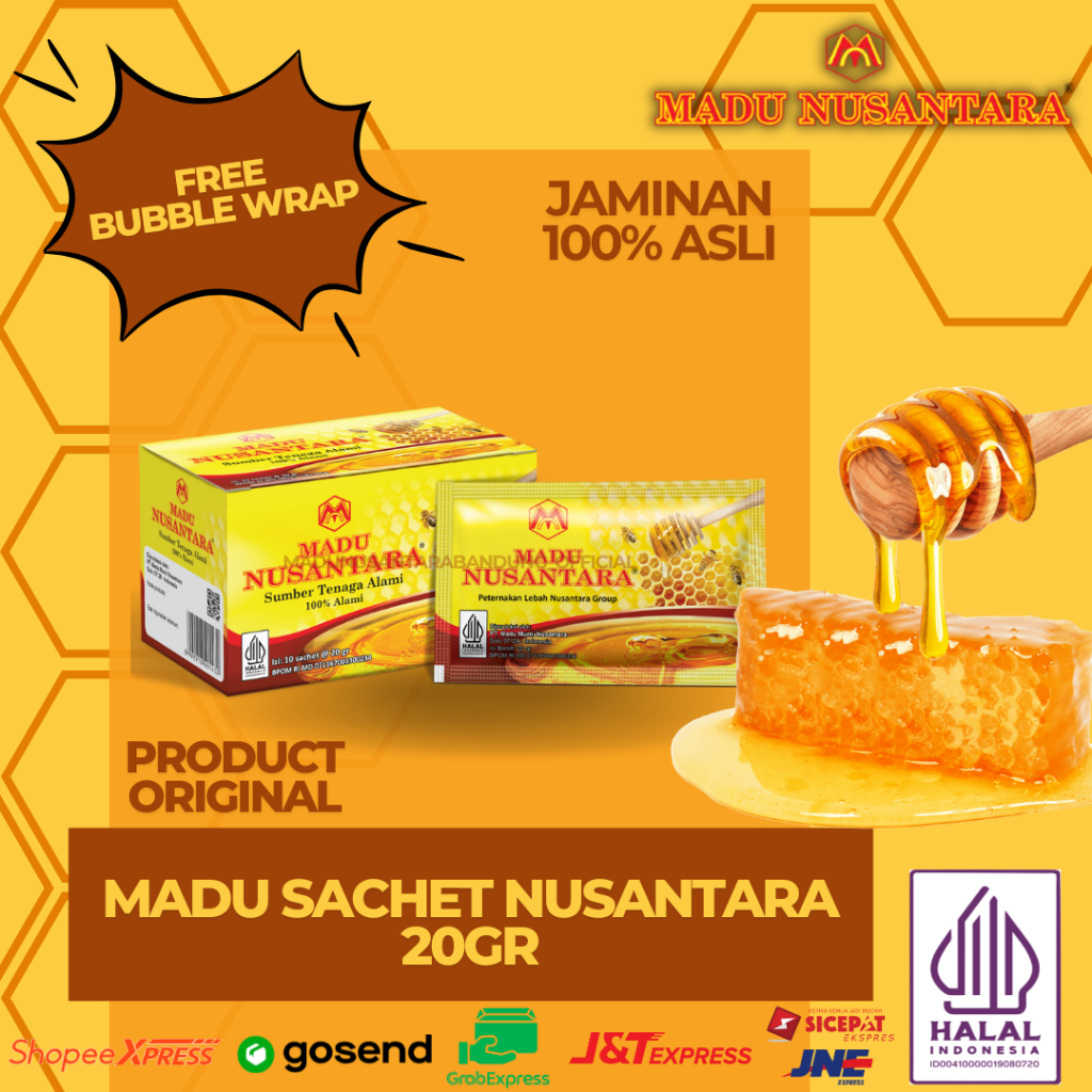 Jual MADU SACHET NUSANTARA 20GR | Shopee Indonesia