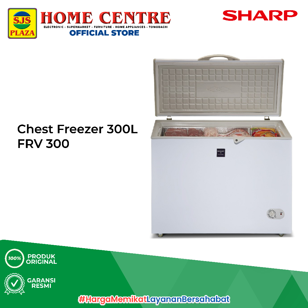 Jual Sharp Chest Freezer 300L FRV 300 / FRV300 300 Liter | Shopee Indonesia