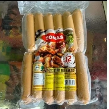 Jual YOMAS SOSIS BAKAR SOSIS AYAM/SAPI 500GR | Shopee Indonesia