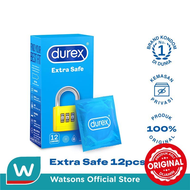 Jual Durex Extra Safe 12s - Kondom Tebal Lelaki | Shopee Indonesia