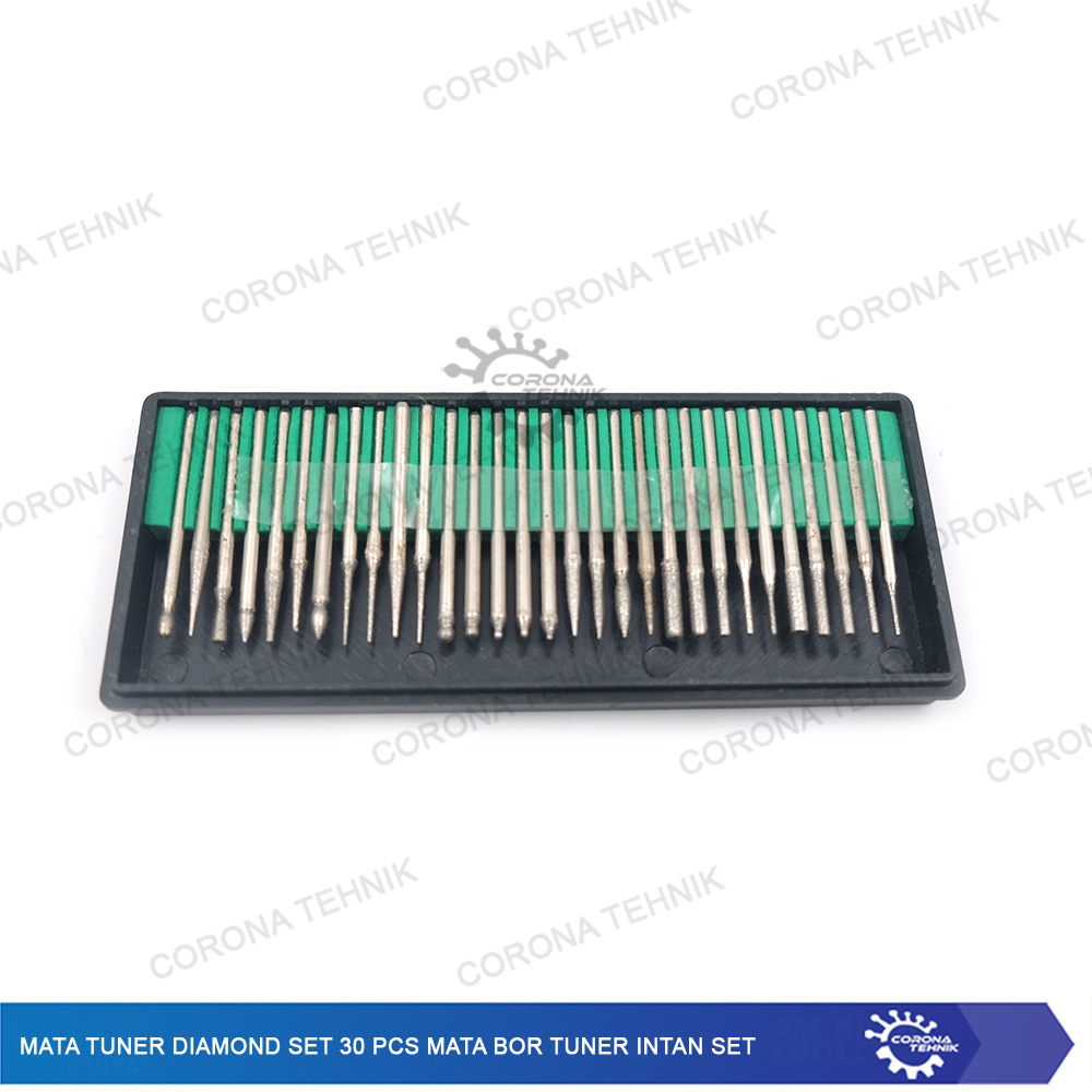 Jual Mata Bor Tuner Intan Set Mata Tuner Diamond Set 30 Pcs | Shopee ...