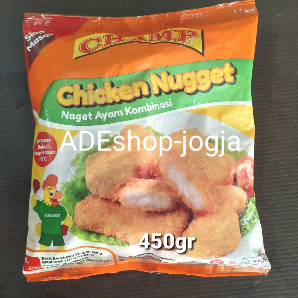 Jual nugget ayam Champ 450gr nuget chicken naget ayam kombinasi ...