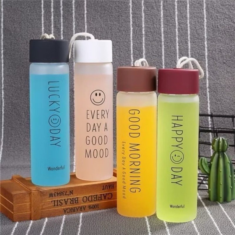 Jual GB-(NON BOX)Botol Lucky Day / Good Morning / Happy day / Botol Air ...