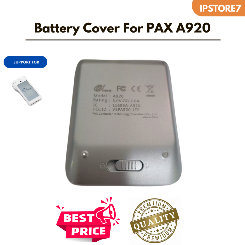 Jual Tutup baterai Battery Cover Back PAX A920 | Shopee Indonesia