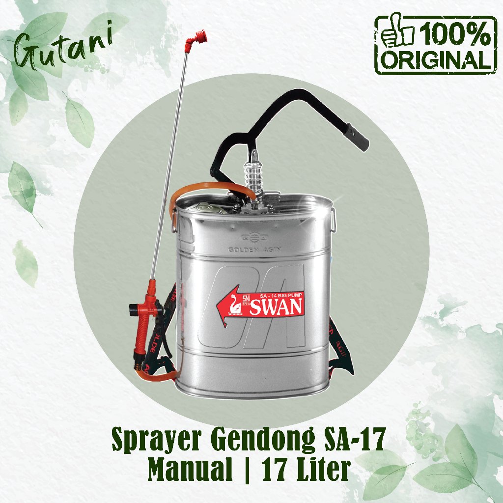 Jual Swan Sprayer Gendong Manual Stainless Steel | Tipe SA-17 ...