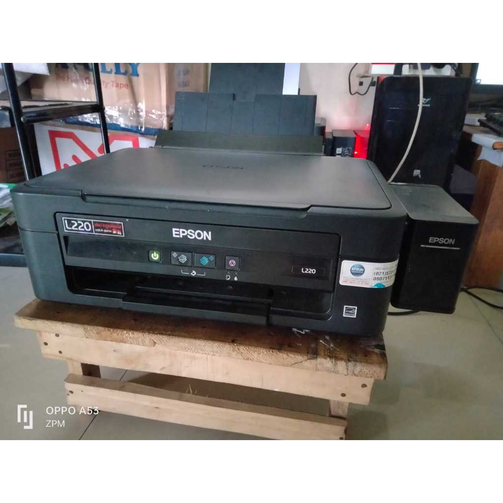 Jual printer epson L220 normal NOZEL FULL hasil cetak sesuai foto dan ...