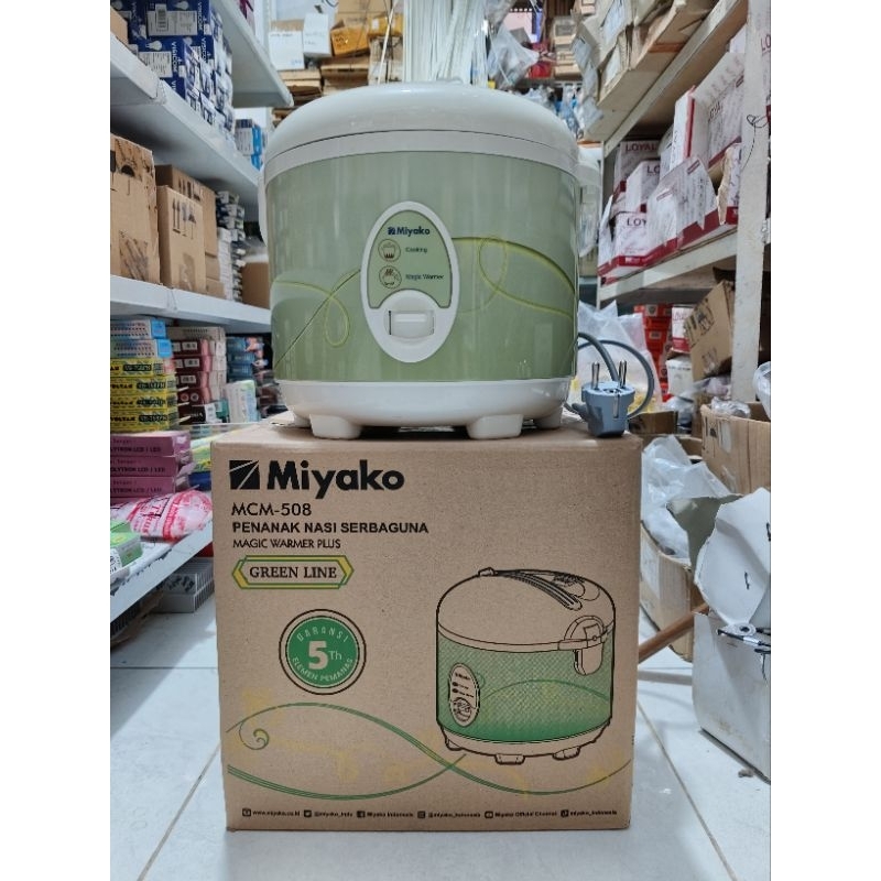 Jual MAGIC COM MIYAKO MCM 508/ 1,8 LITER | Shopee Indonesia