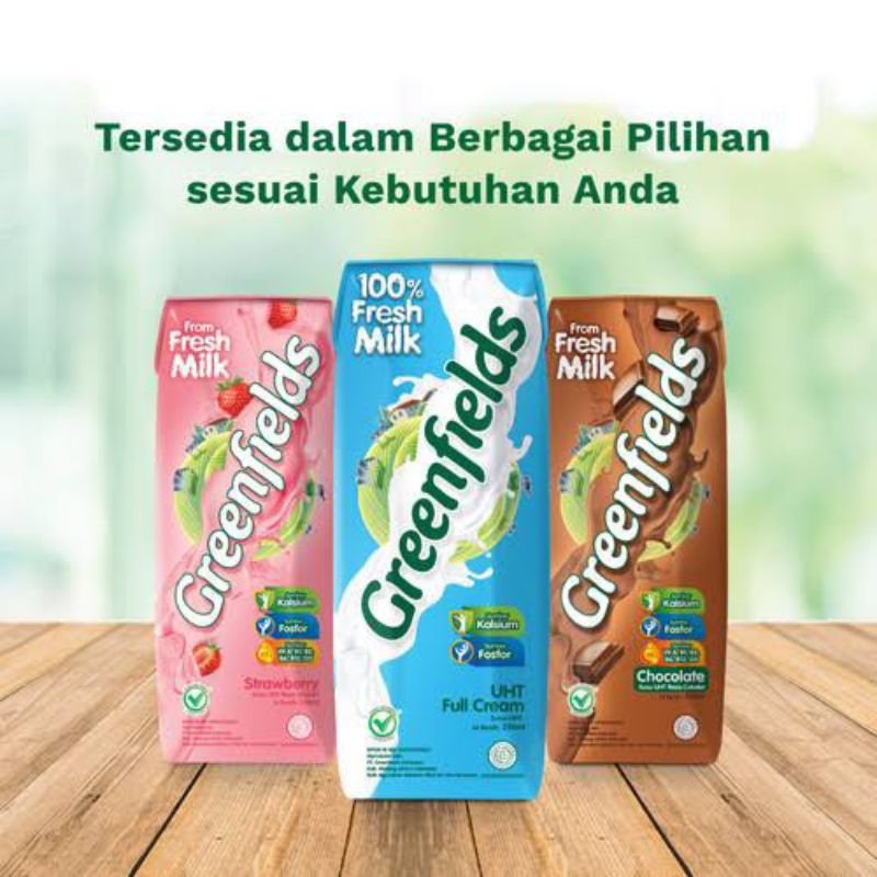 Jual GREENFIELD FRESH MILK 200ML | Shopee Indonesia