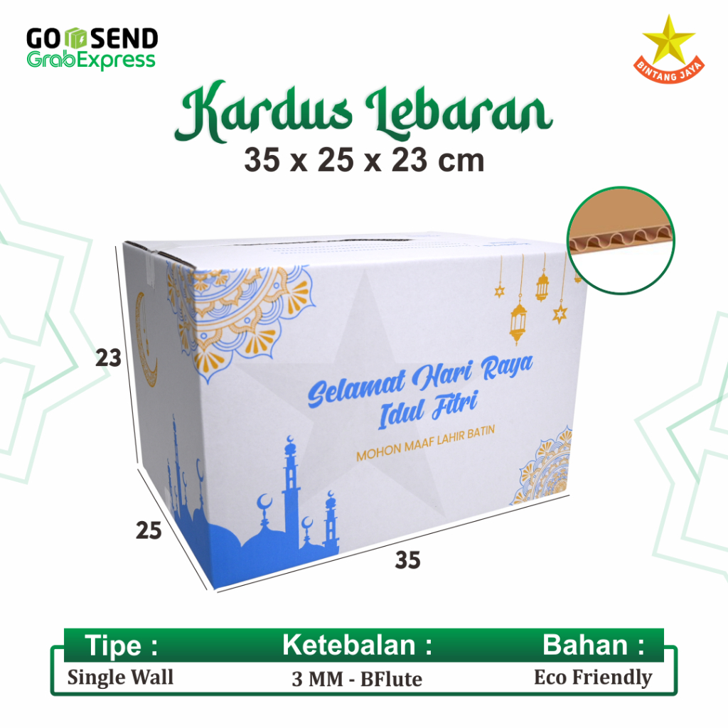 Jual Kardus Lebaran / Box Parcel Sembako / Dus Hampers Idul Fitri ...