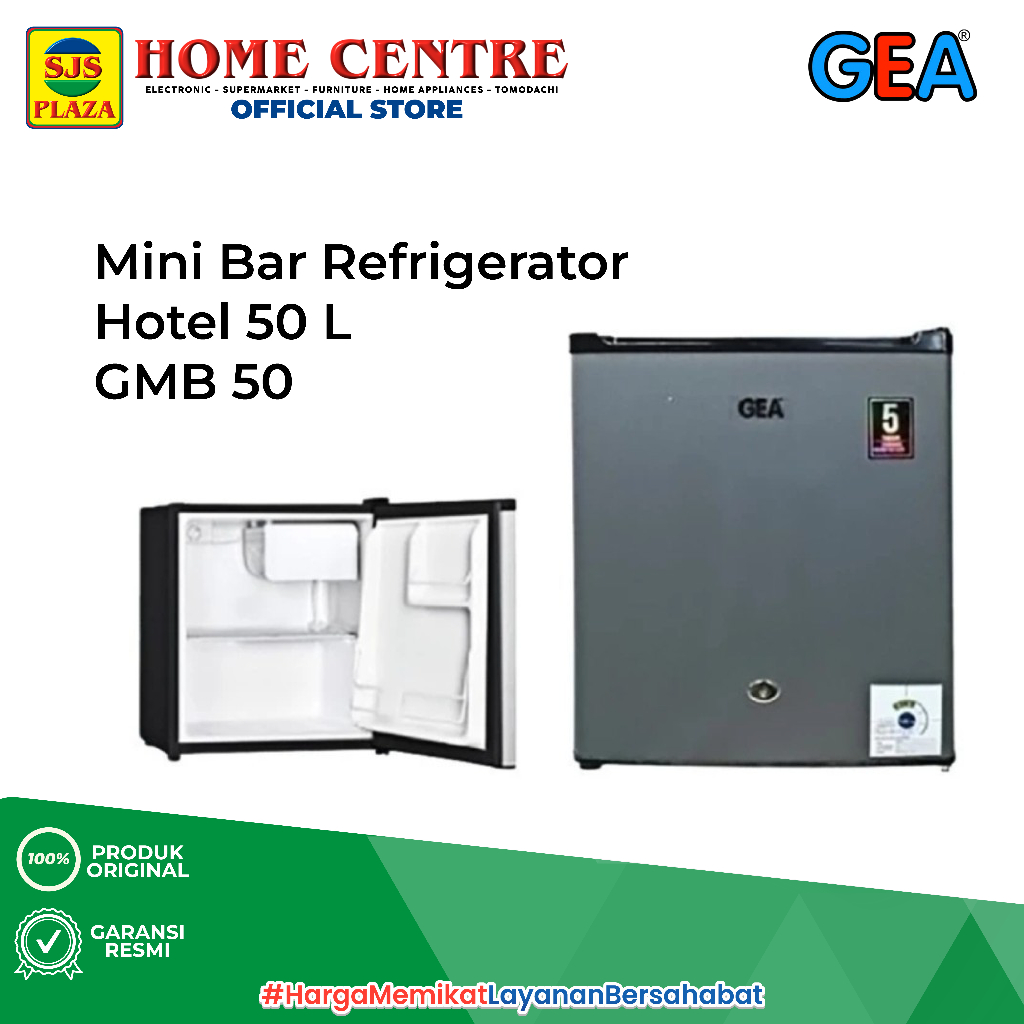 Jual GEA GMB-50INOX/ GMB50/ GMB 50 Mini Bar Refrigerator Hotel 50 Liter ...