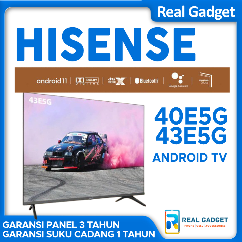 Jual HISENSE Android TV inch FHD Android 11 Smart TV-Bezelless Design ...