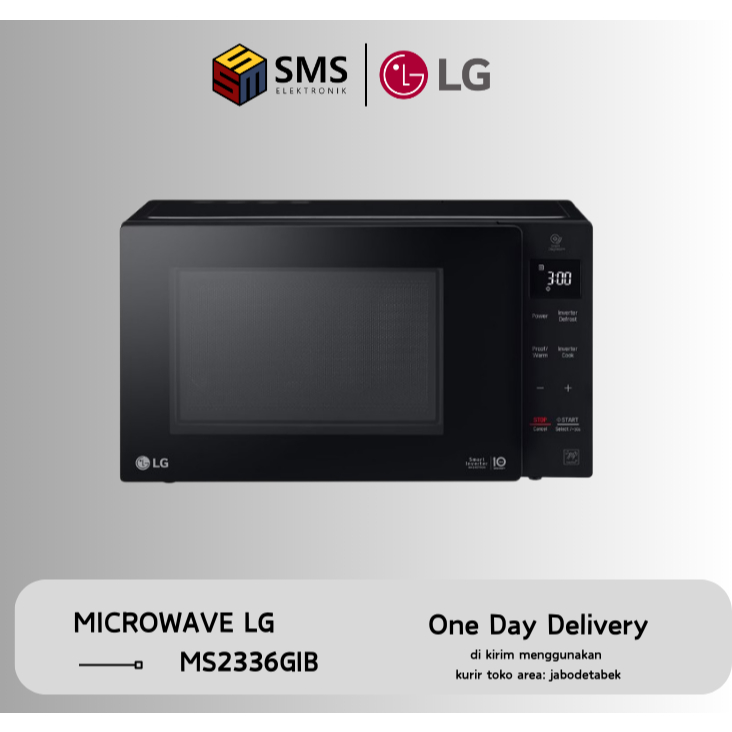 Jual Microwave LG MS2336 GIB SMART INVERTER NEOCHEF 23 liter | Shopee Indonesia