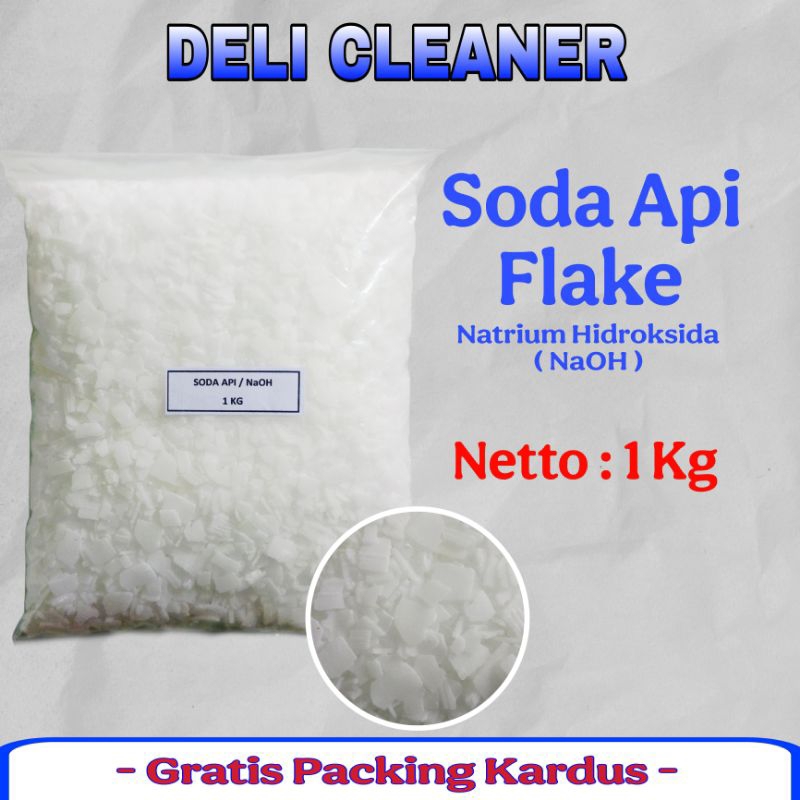 Jual Soda Api Sodium Natrium Hidroksida Lye NaOH 1 Kg | Shopee Indonesia