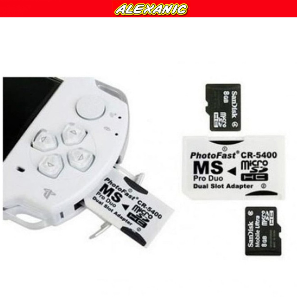 Jual Converter Micro SD to Memory Stick Pro Duo PSP | PSP Converter ...