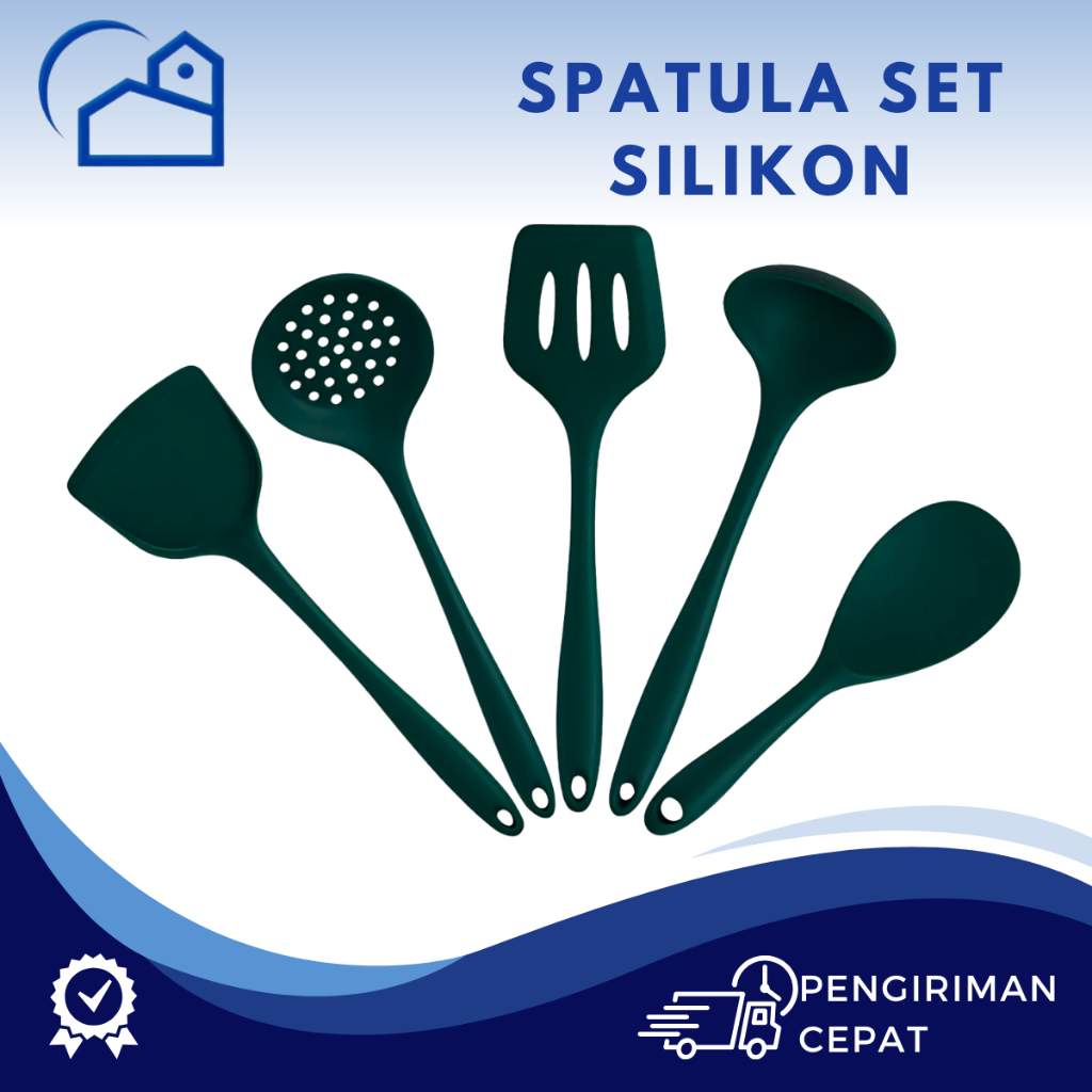 Jual Spatula Set Alat Masak 5 In 1 Peralatan Masak Goreng Tumis Rebus ...