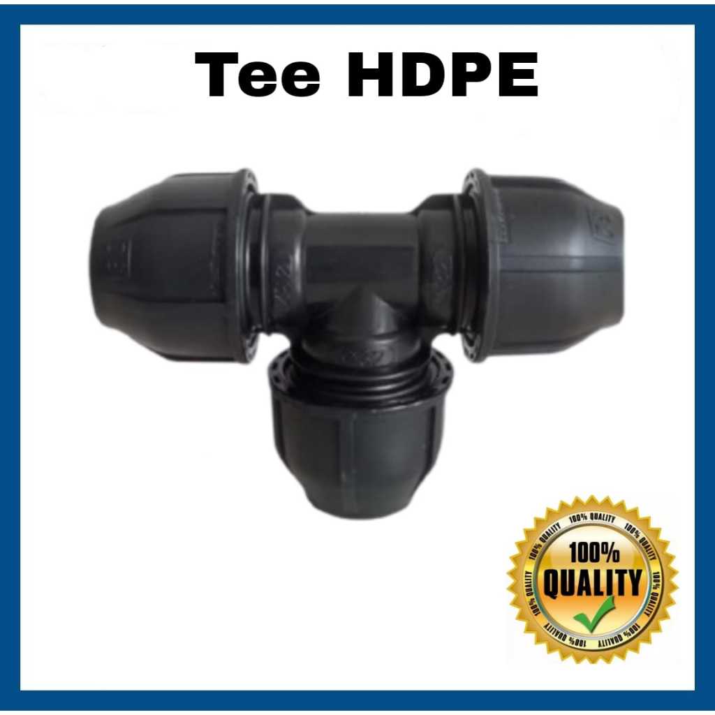 Jual Tee HDPE 1/2" inch Tee HDPE 20 mm | Shopee Indonesia