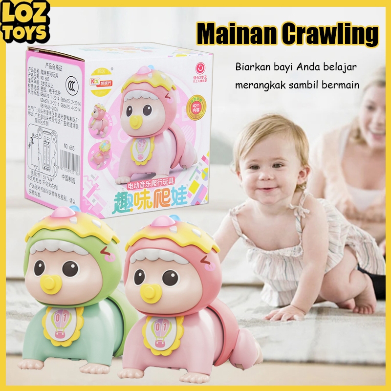 Jual LOZTOYS Belajar Merangkak Bayi Robot Jalan Merayap Toy 6-12 Bulan ...