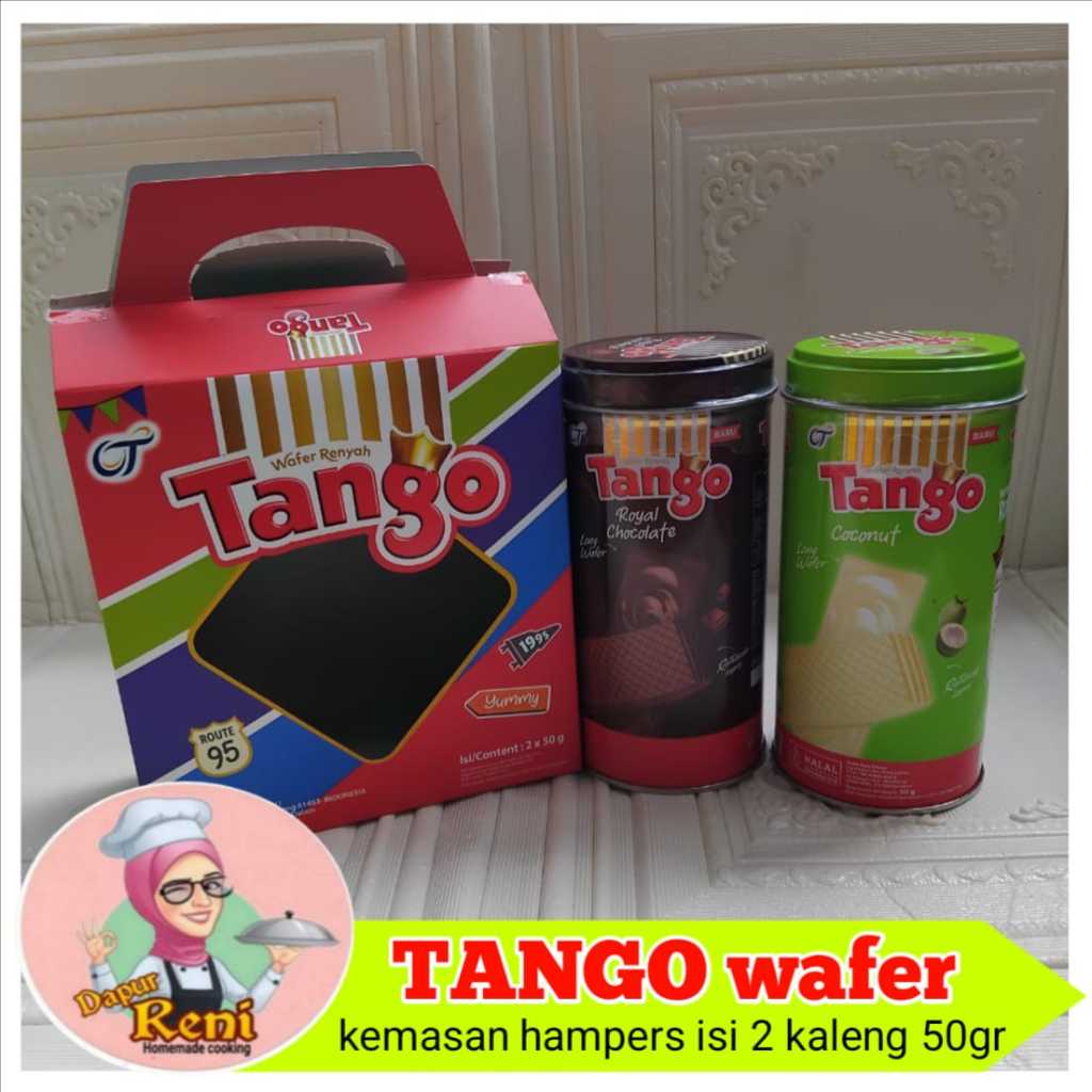 Jual Tango wafer kemasan hampers isi 2 kaleng 50gr | Shopee Indonesia