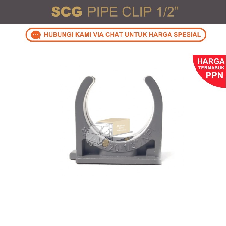 Jual Klem Pipa 1/2 Inch Pipe Clip 1/2" SCG | Shopee Indonesia