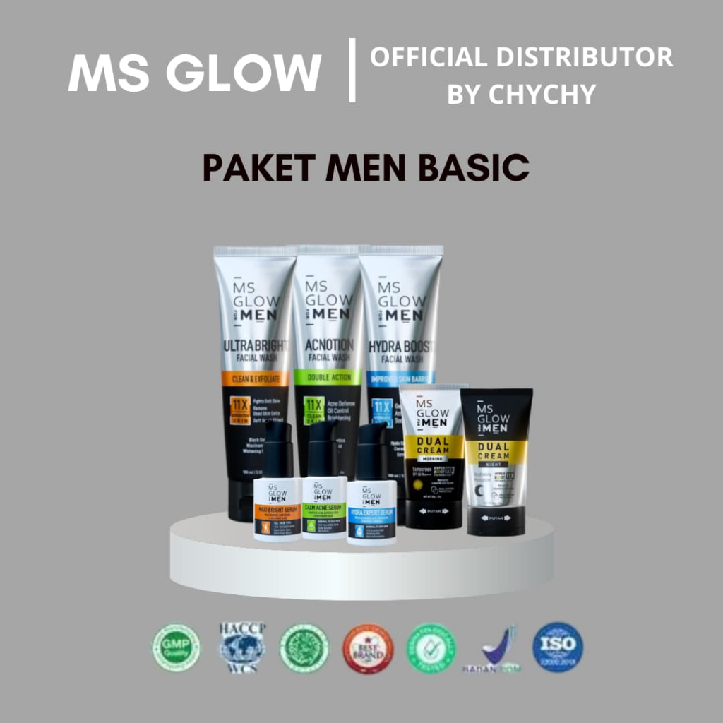 Jual MS Men - Paket Men Basic (Brightening, Hydrating, Acnotion ...