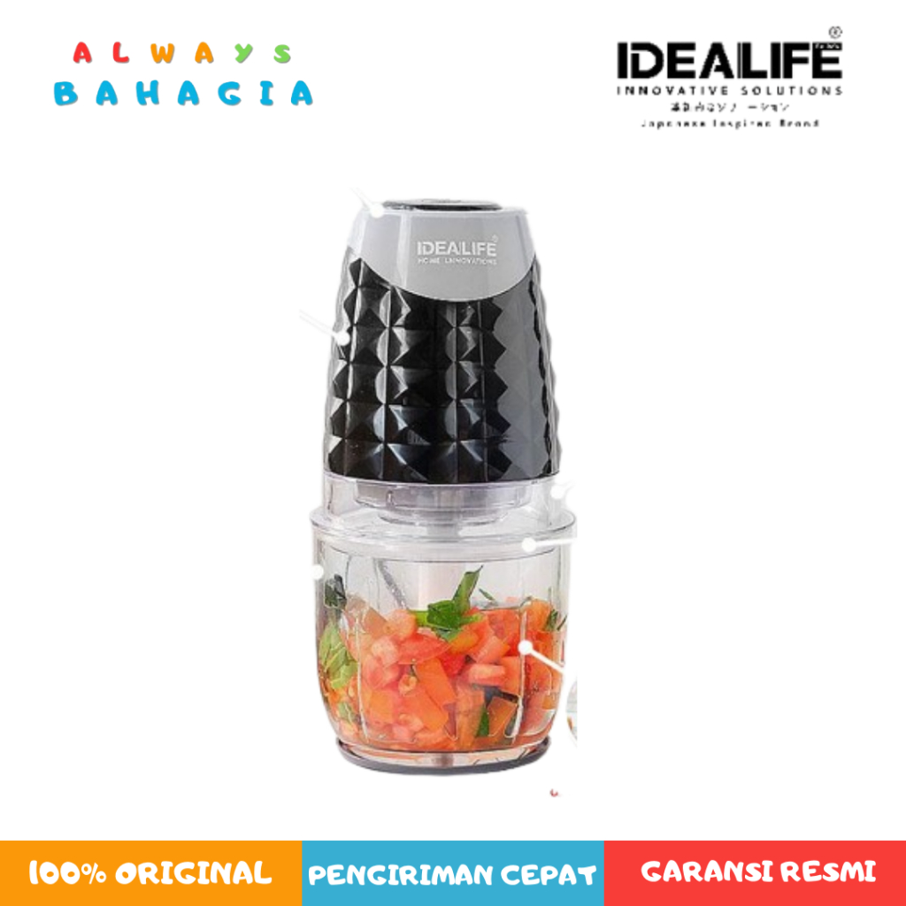 Jual IDEALIFE IL-216S Electric Chopper - Penggiling Listrik 0.6Litre | Shopee Indonesia