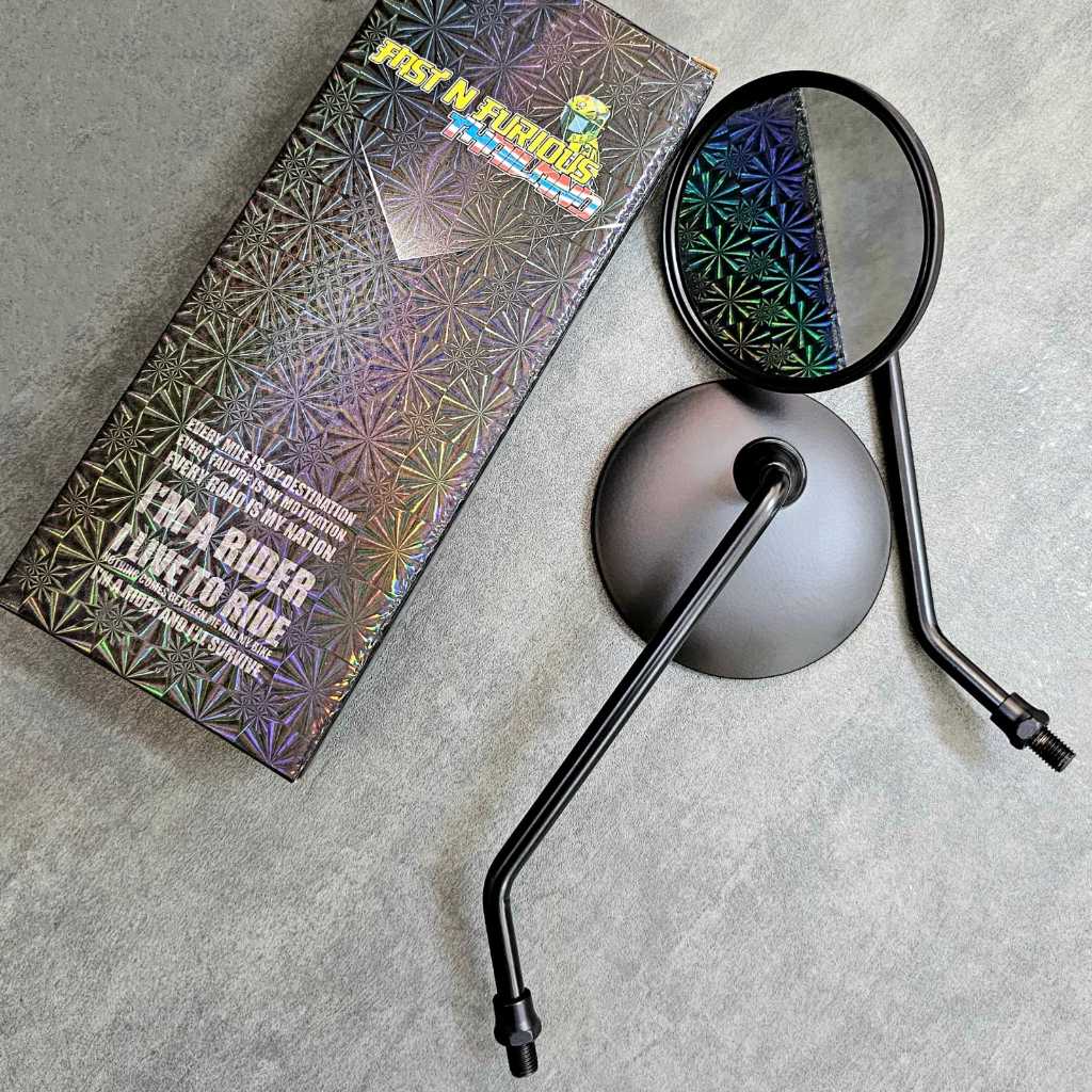 Jual Spion Bulat Vespa Hitam bulat panjang tangkai hitam Mio Vario ...