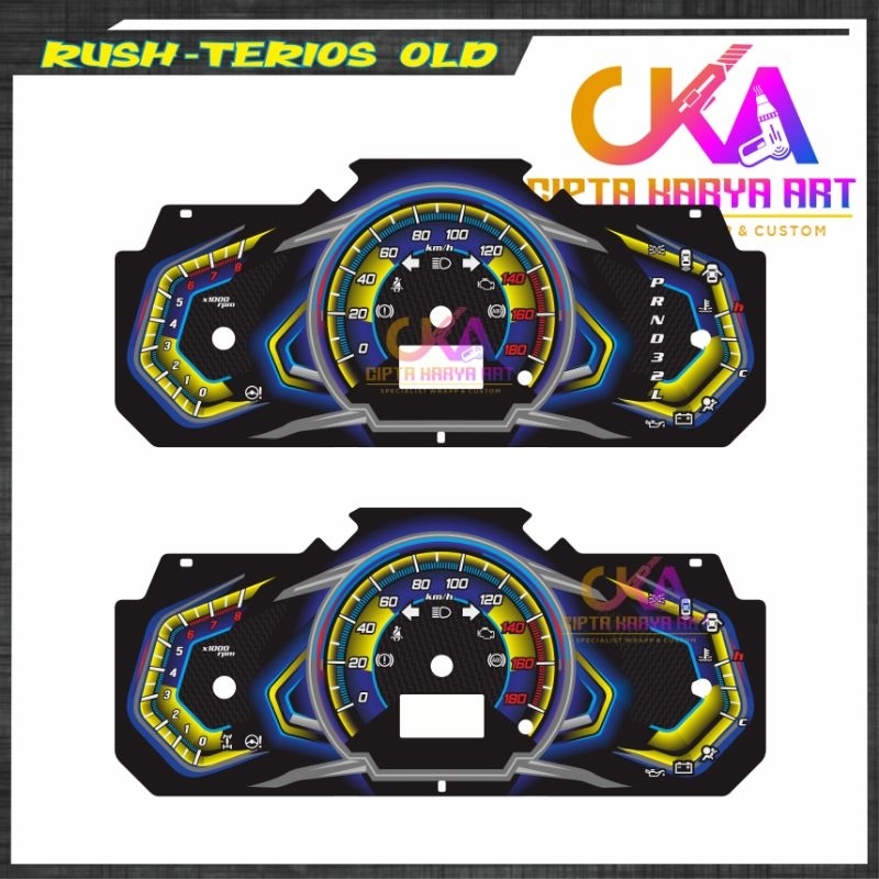 Jual papan panel speedometer rush dan terios lama/old KONDE matic ...