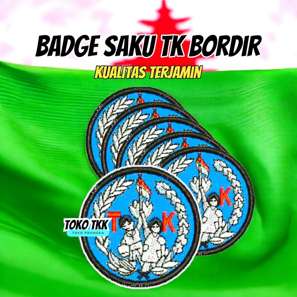 Jual Badge bed logo TK bordir / bed saku TK bordir | Shopee Indonesia