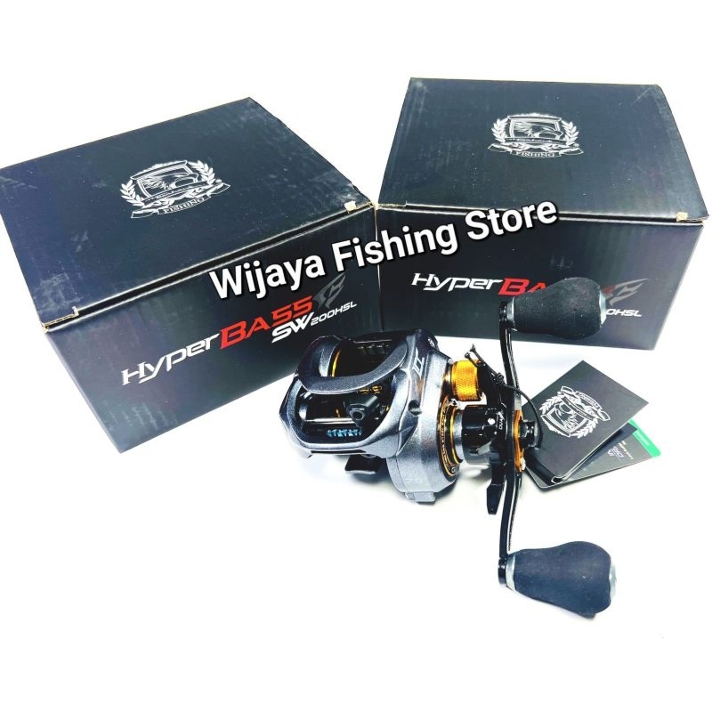 Jual Reel Pancing BC Seahawk Hyper Bass SW 200 HSL DRAG POWER 16 KG ...