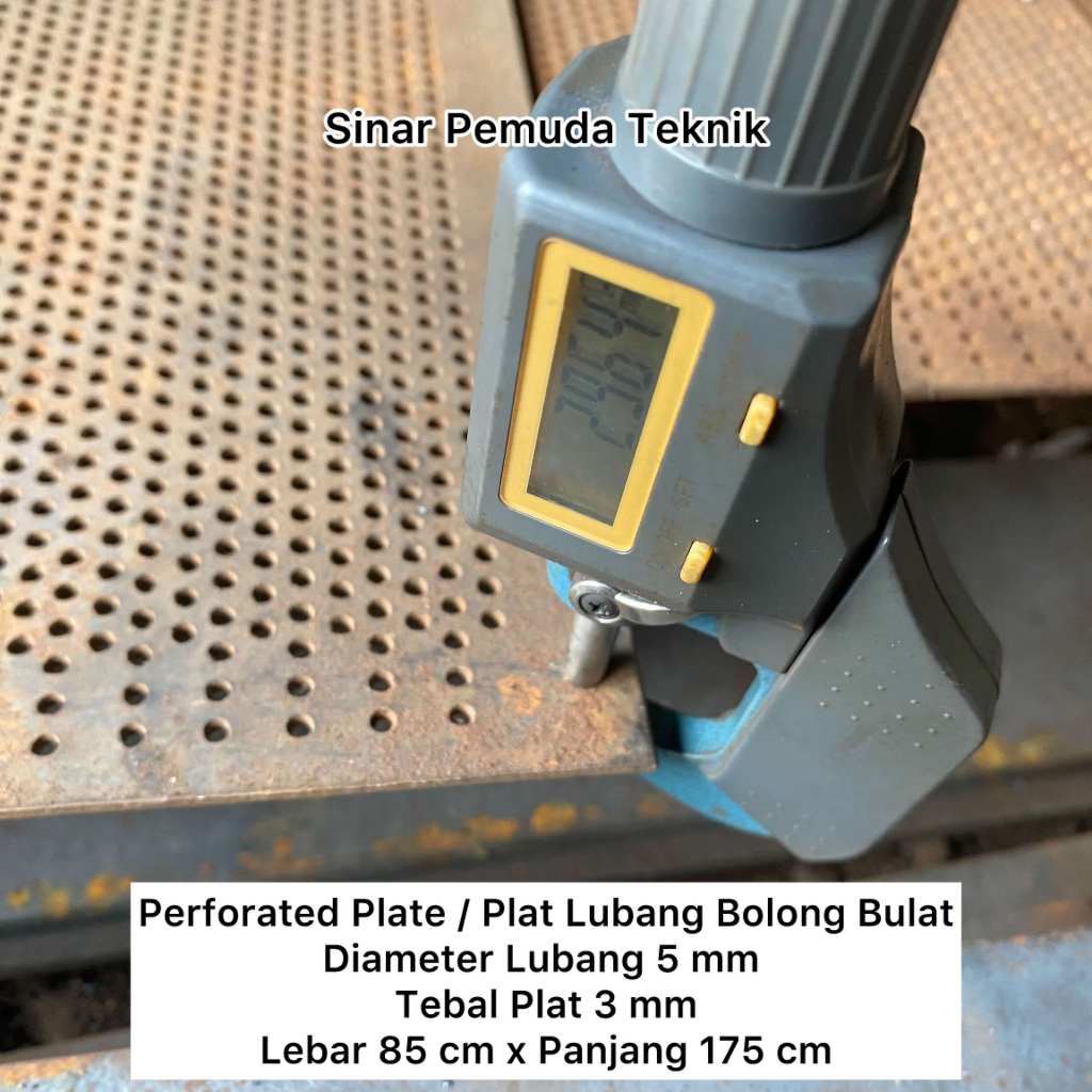 Jual Perforated Plat / Plat Besi Lubang Bolong Tebal 3 mm Diameter 5 mm ...