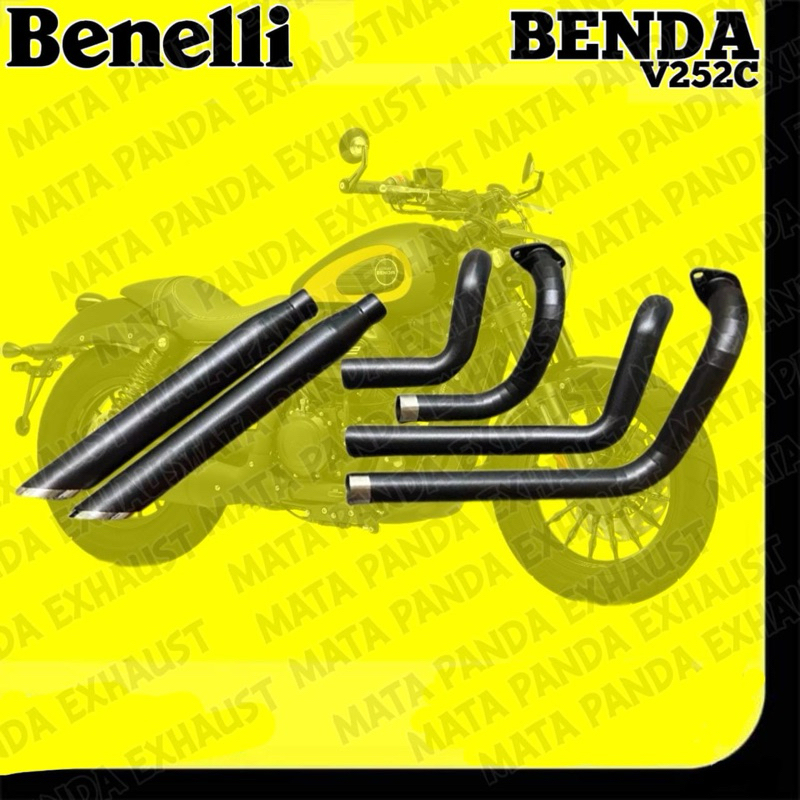 Jual Knalpot Benelli Keeway Benda V252C Black Series | Shopee Indonesia