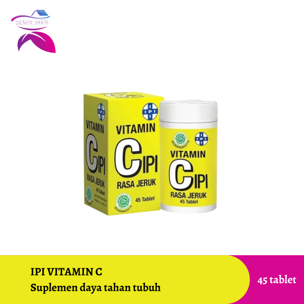 Jual IPI Vitamin C Rasa Jeruk 45 Tablet | Shopee Indonesia