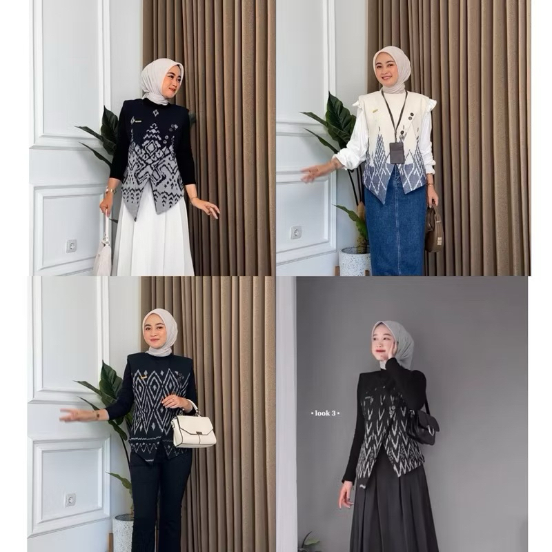 Jual Rompi tenun / vest tenun wanita baju wanita tenun ethinic jepara ...