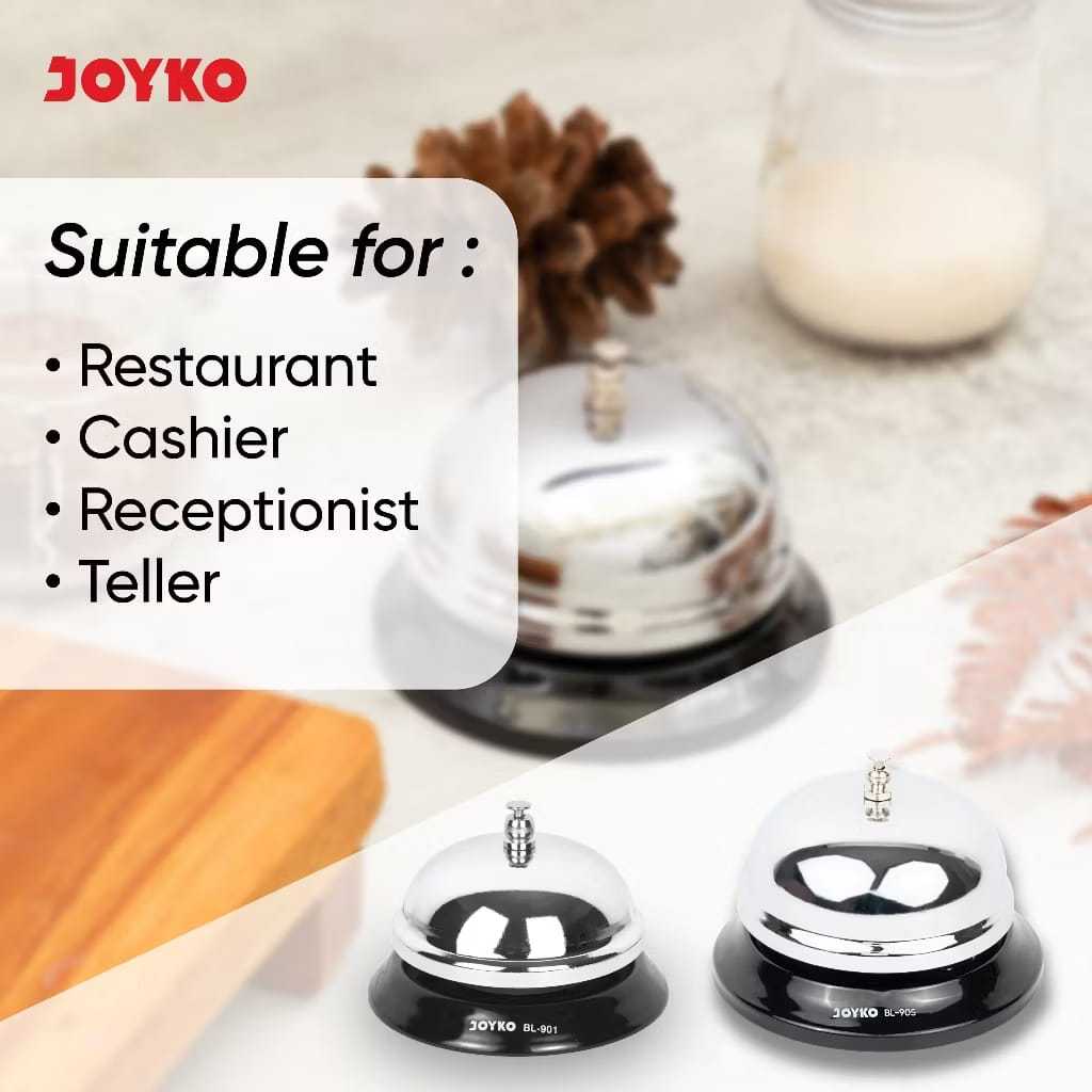 Jual BEL MEJA BEL PANGGIL STAINLESS | CALL BELL JOYKO BL-901, BL-902 ...