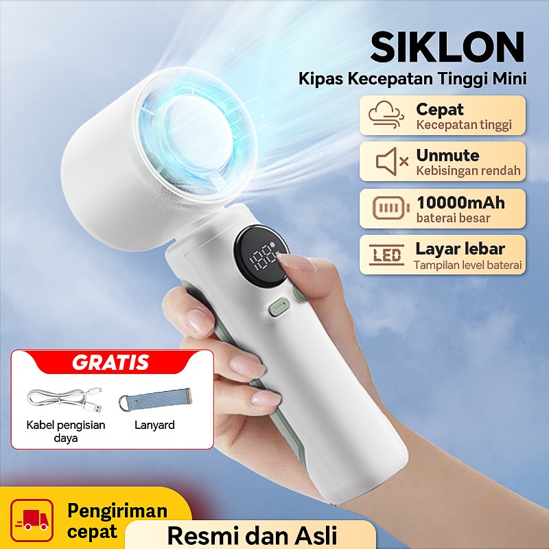 Jual 【Garansi 1 tahun】Kipas Angin Mini 3000mAh Battery Display 100 ...