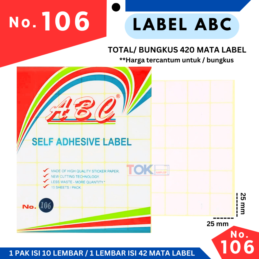 Jual Stiker Label 106 / STICKER | Shopee Indonesia