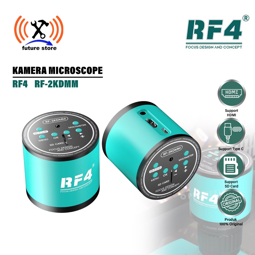Jual RF4 RF-2KDMM KAMERA MICROSCOPE ORIGINAL - CAMERA MICROSCOPE RF4 RF 2KDMM - LENSA MIKROSKOP ...