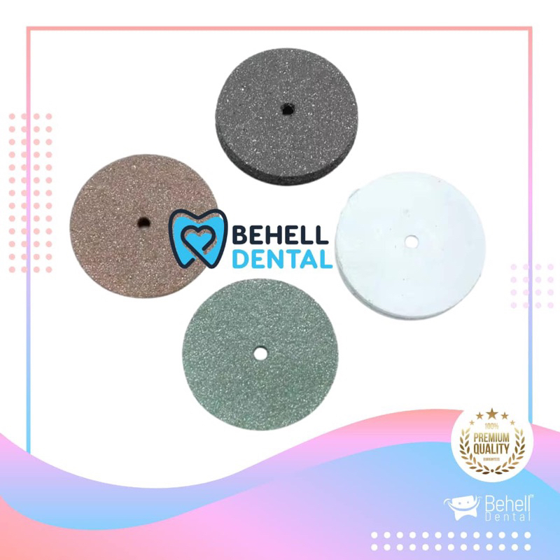 Jual Rubber Disc Hijau Abu Coklat Putih - Burs Stone Bulat Untuk Polesh ...