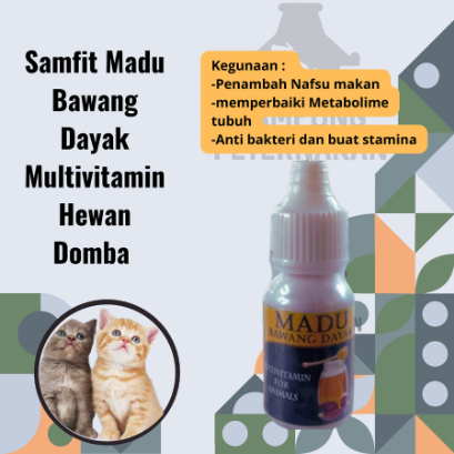 Jual Samfit Madu Multivitamin Hewan Ternak Domba Sapi Ayam Burung Madu ...
