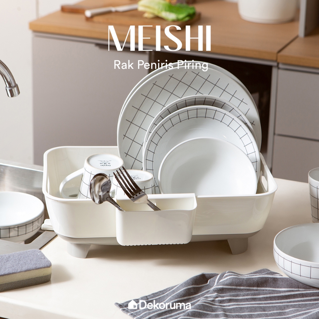 Jual Dekoruma MEISHI Rak Peniris Piring / Rak Westafel | Shopee Indonesia