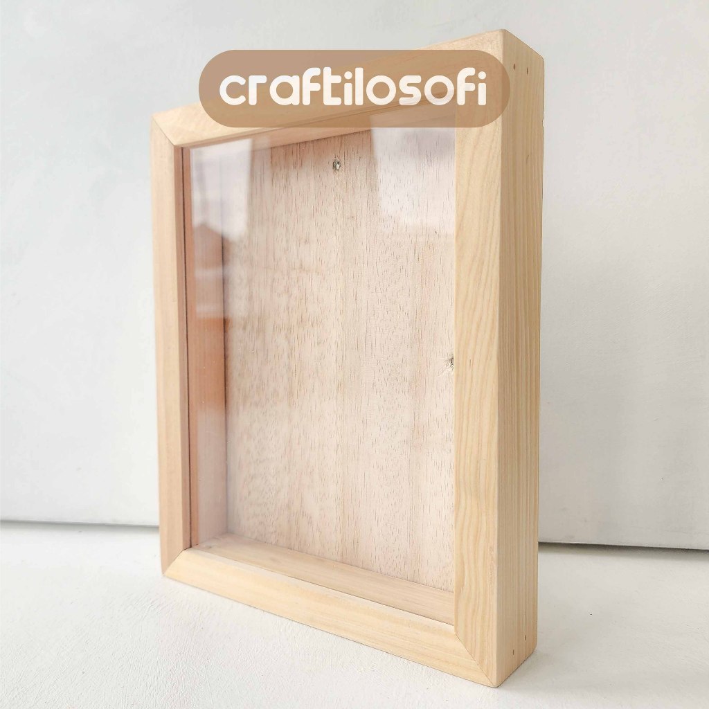 Jual CUSTOM Bingkai Kayu 3D Frame | Pigura Frame Foto + Kaca Acrylic ...