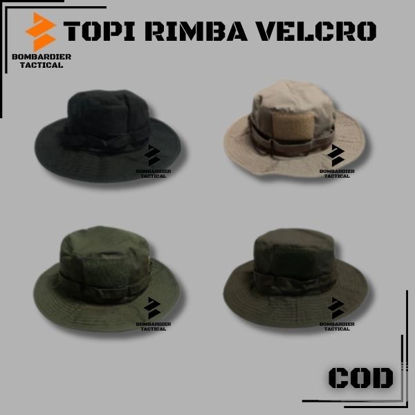 Jual Topi Rimba Army | Topi Jungle Hat Tactical | Topi Gunung Outdoor ...