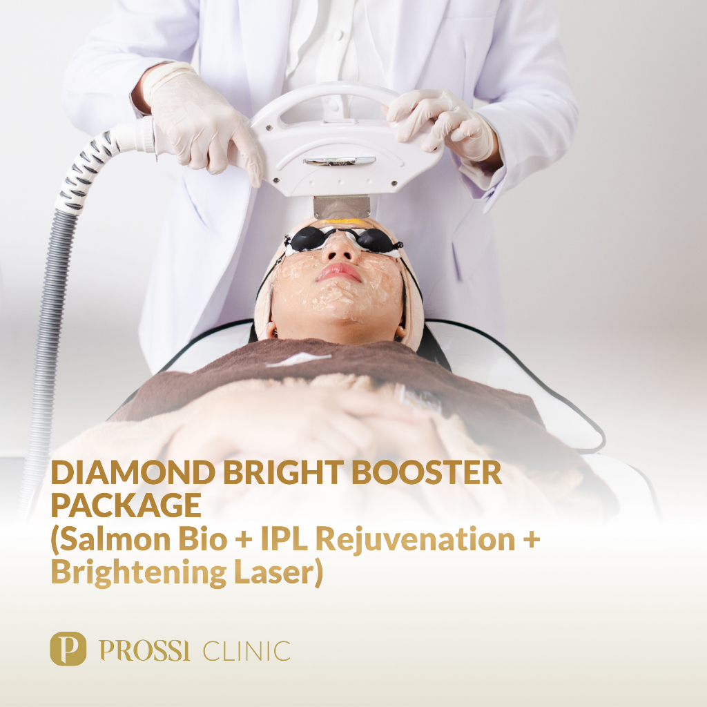 Jual PROSSI CLINIC- DIAMOND BRIGHT BOOSTER PACKAGE ( Salmon Bio +IPL ...